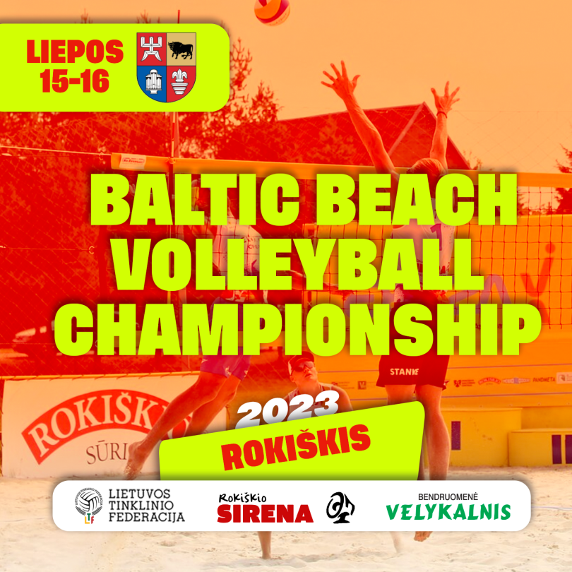BALTIC BEACH CHAMPIONSHIP ROKISKIS - Lietuvos tinklinio federacija